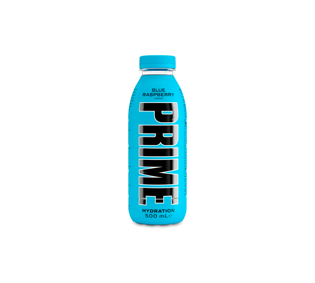 Prime Energy Drink Blue Raspberry, drink energetico gusto mirtillo ...