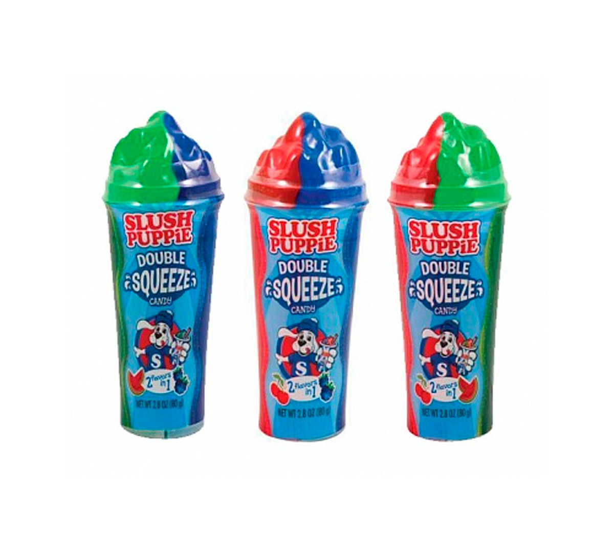 Slush Puppie Double Squeeze Candy, Double flavored candies - BERFUD ...
